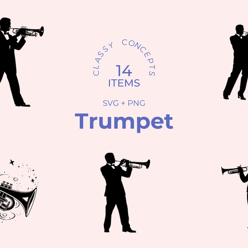 Trumpet Art Minimalist - Etsy
