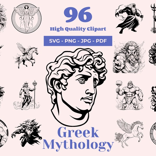Greek Myth Cricut Svg - Etsy