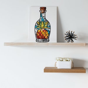 Mosaic Rum Clip Art Bundle - 13 Colorful Designs - Rum Bottle Clipart ...