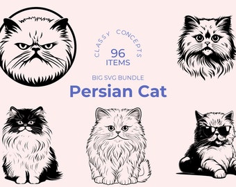 Persian Cat - Etsy