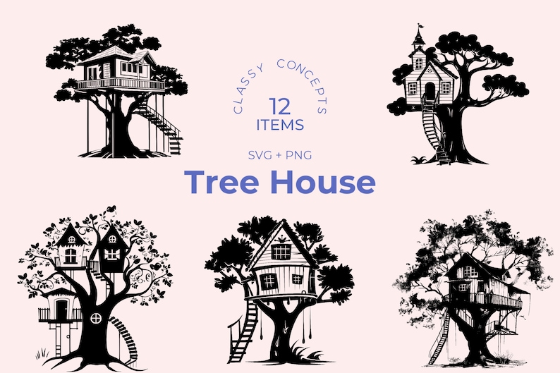 Tree House SVG 12 Cut Files Childlike Wonder Art Cricut - Etsy