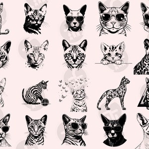Egyptian Mau SVG Bundle - 140 Cut Files - Cricut Ready - Sublimation ...