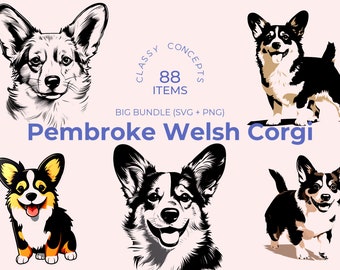 CORGI SVG CORGI Clipart Corgi Svg Files for Cricut Corgi - Etsy