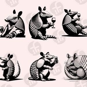 Armadillo SVG Bundle: 36 Laser Cutting Designs (digital Download) - Etsy