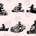 Kart Racing SVG Bundle 36 Designs Kart Decals and Apparel Design ...