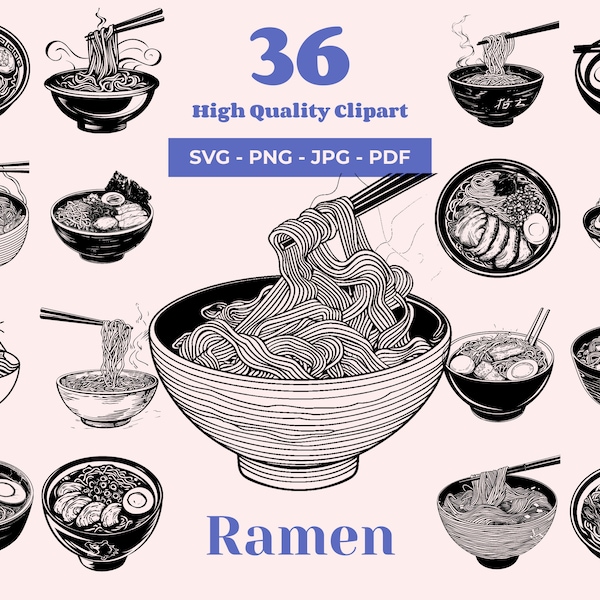 Ramen Svg - Etsy