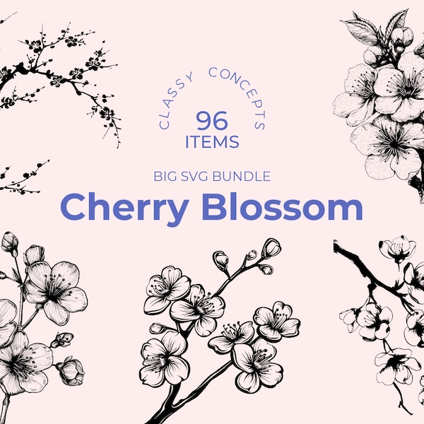 Sakura Cherry Blossom Designs - Etsy