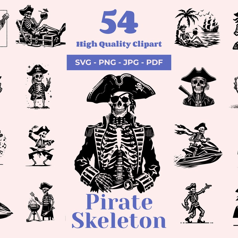 Pirate Skeleton - Etsy