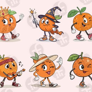 Cool Mandarin SVG Bundle - 36 Designs - Groovy Clipart - Colorfult SVG ...