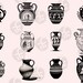 Greek Amphora SVG Bundle 87 Cut Files Ancient Pottery in Black and ...