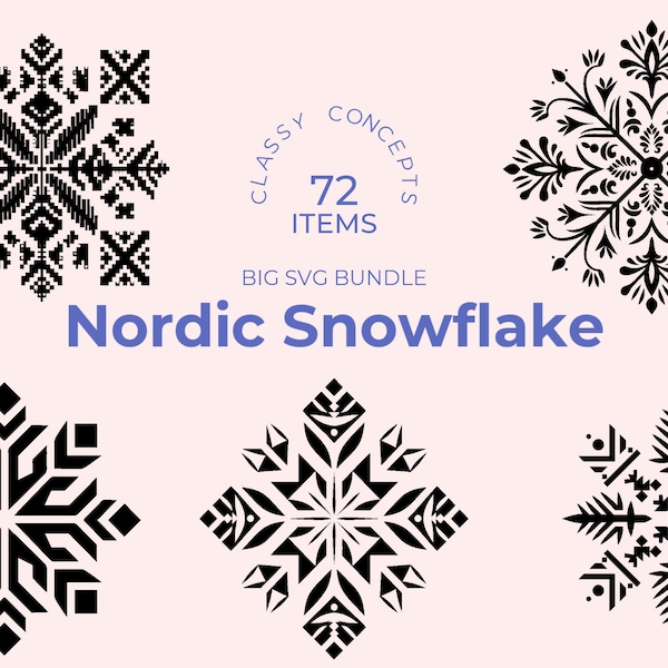 Nordic Snowflake - Etsy