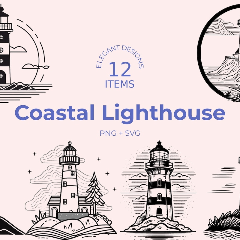 Lighthouse Svg - Etsy