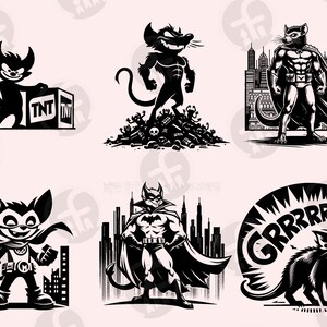 Tasmanian Devil SVG Bundle 36 Cut Files Sarcophilus Designs for Laser ...