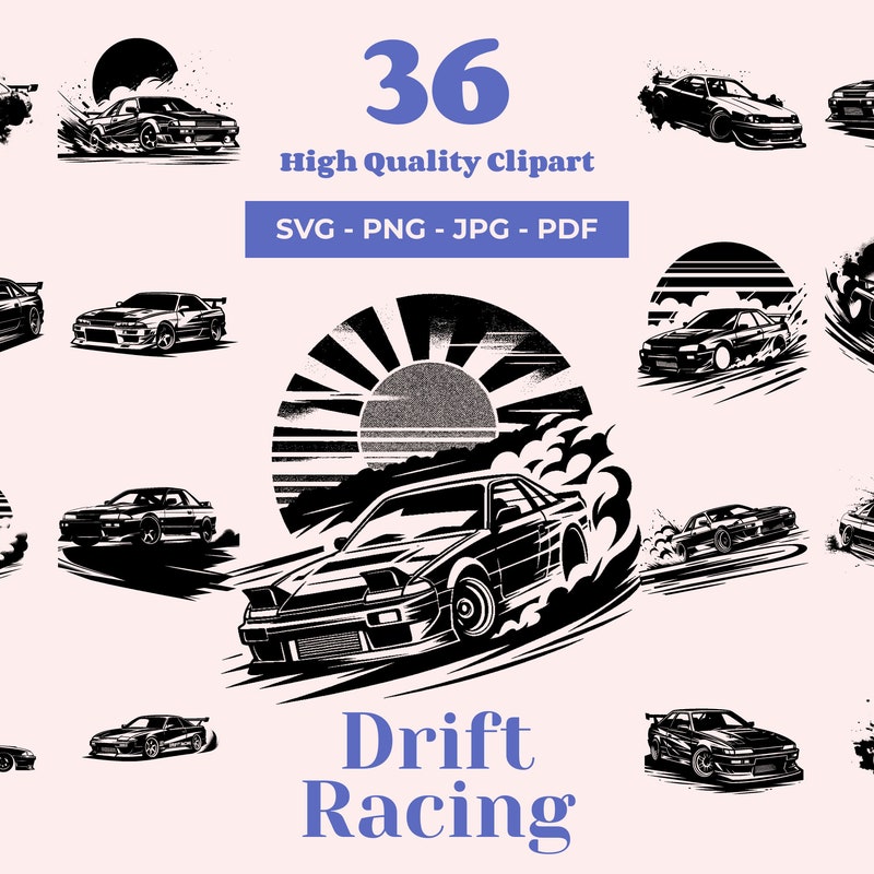 Jdm Racing Font - Etsy