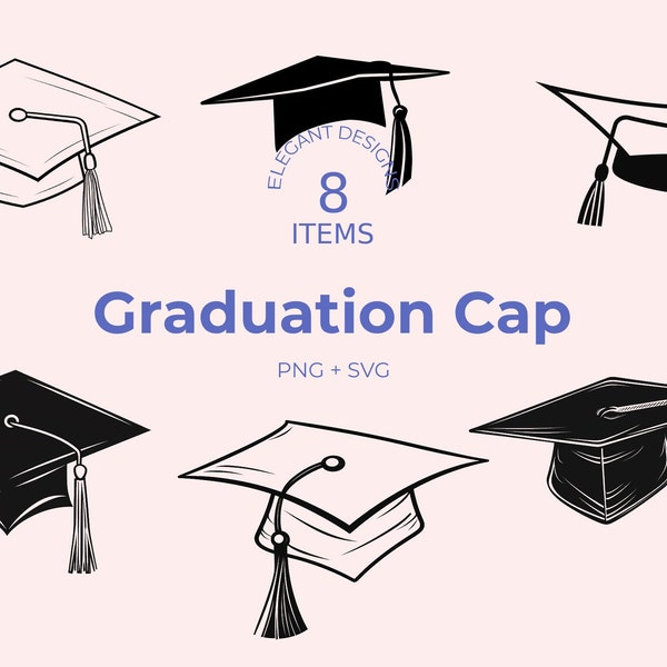 Graduation Cap Svg - Etsy