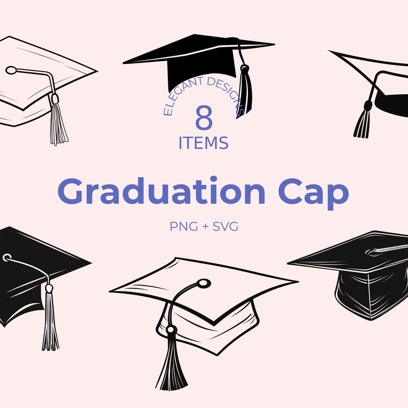 Graduation Cap Svg - Etsy