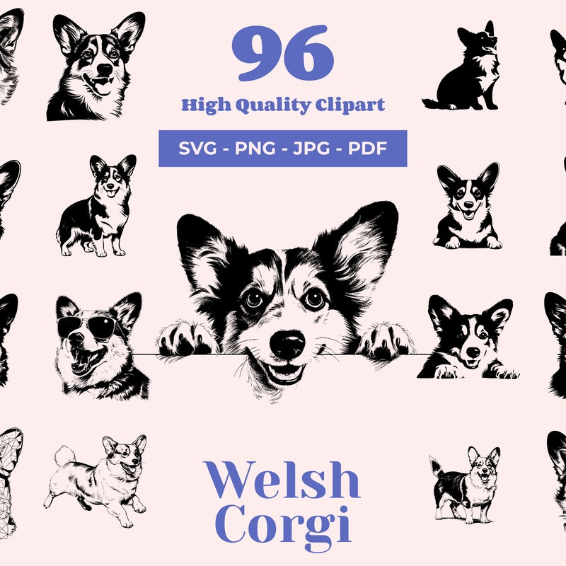 Corgi Svg - Etsy