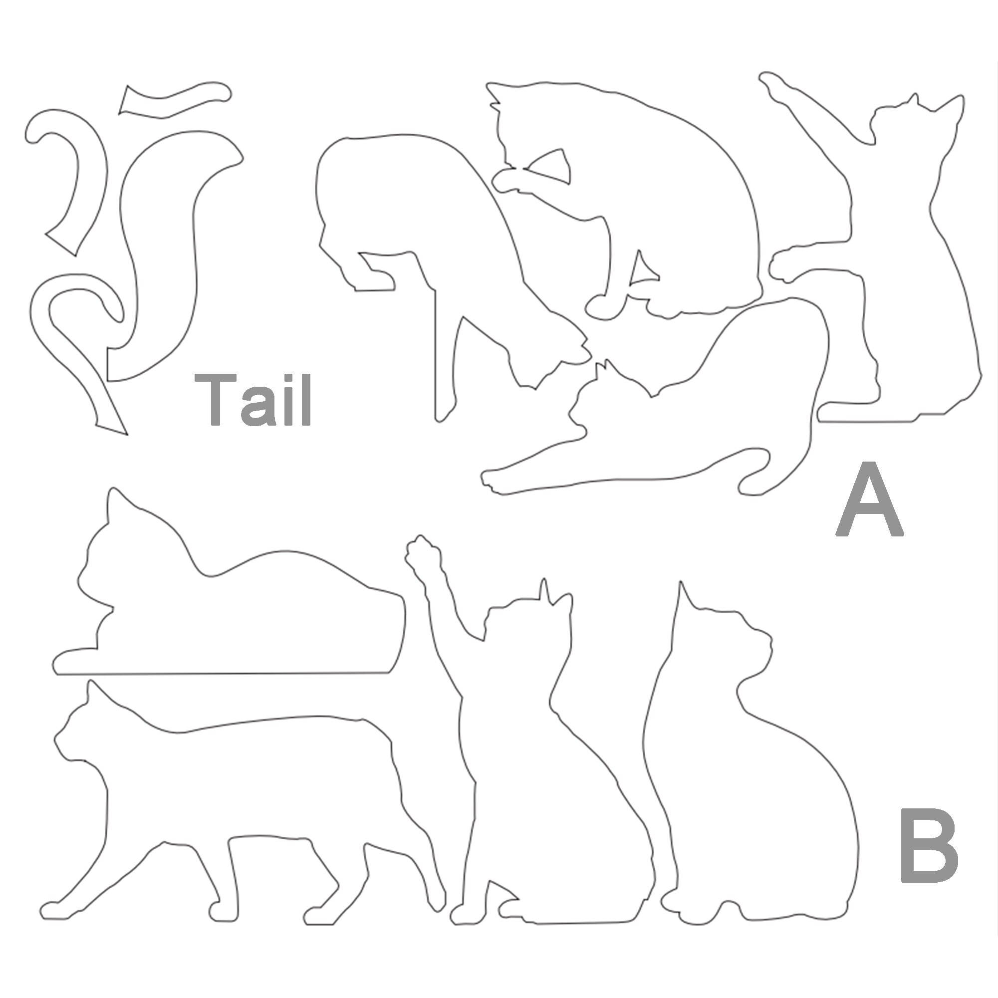 Cat Template Cat Ruler Patchwork Ruler Rotary Knife Cat - Etsy