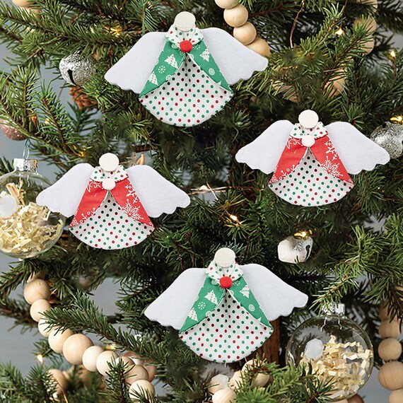 Angel Christmas Ornament Templates