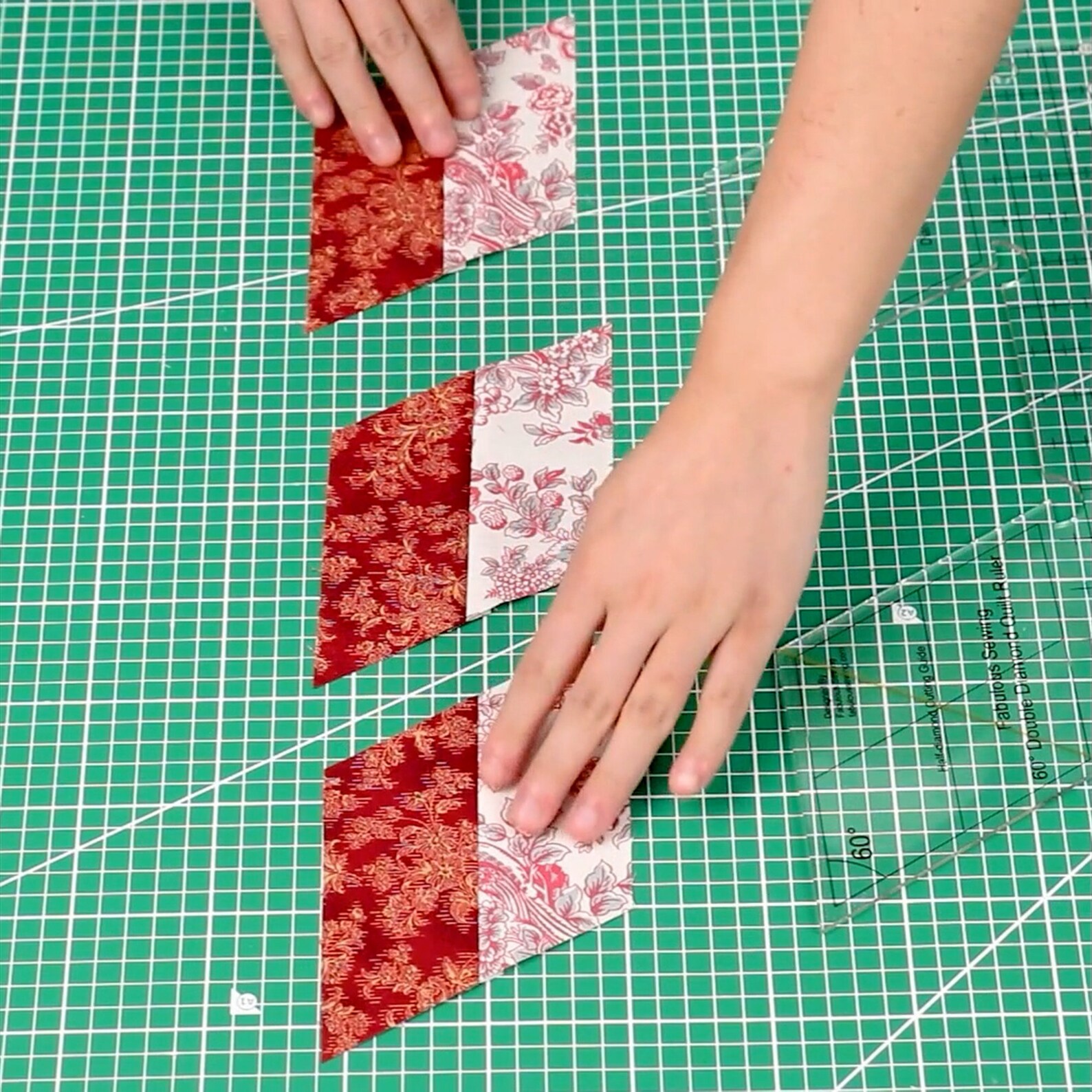 Fabulous Sewing Double Diamond Quilt Ruler Rotary Cutter - Etsy