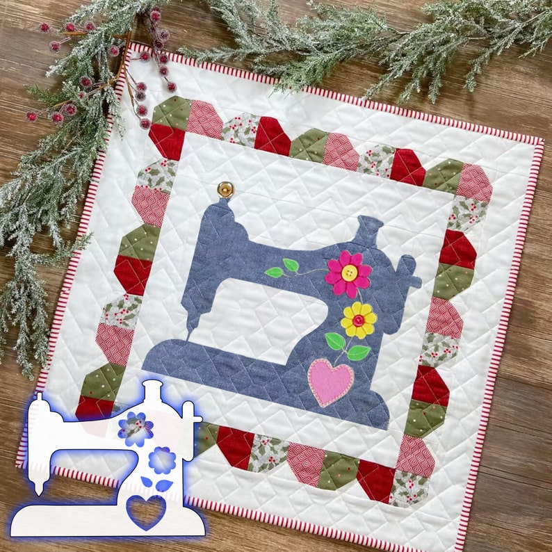 Cute Sewing Machine Template Set, Quilt Template, Diamond Ruler, Sewing ...