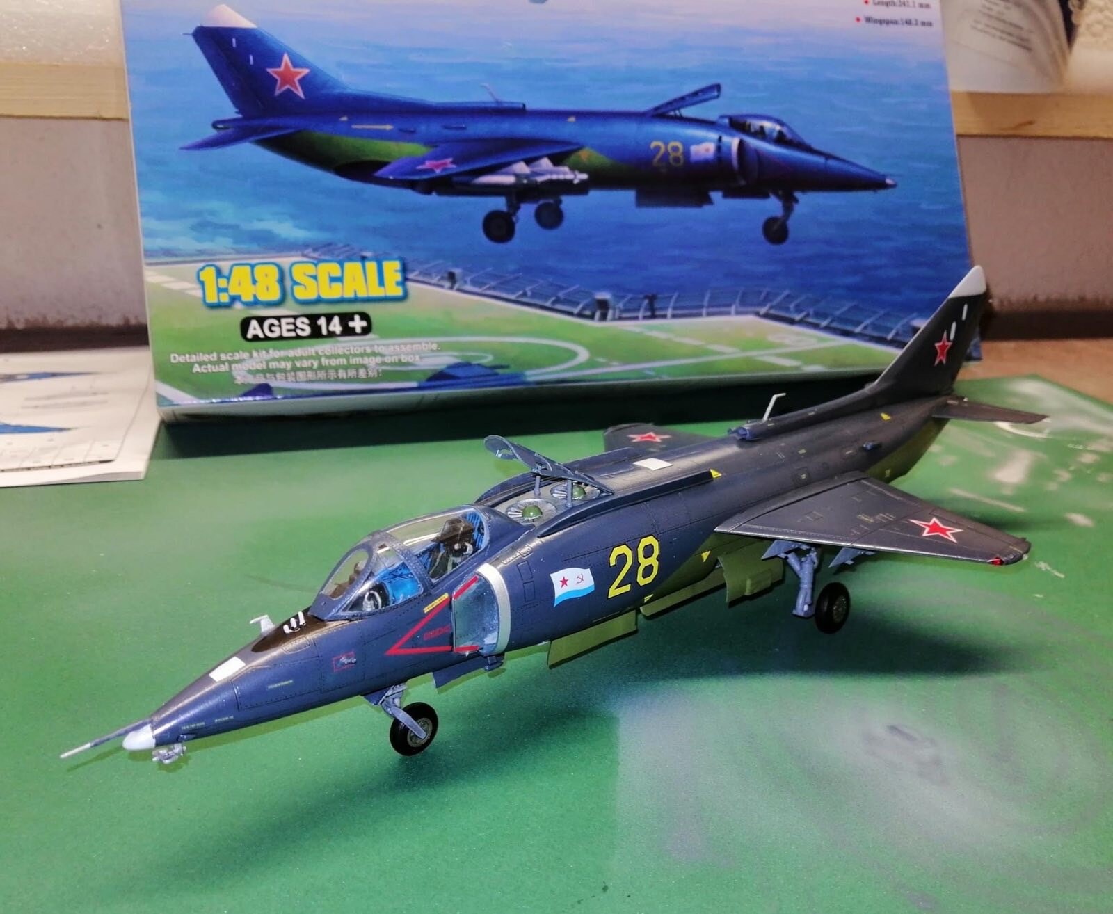 Yak 38m VTOL Jet Fighter 1:48 - Etsy