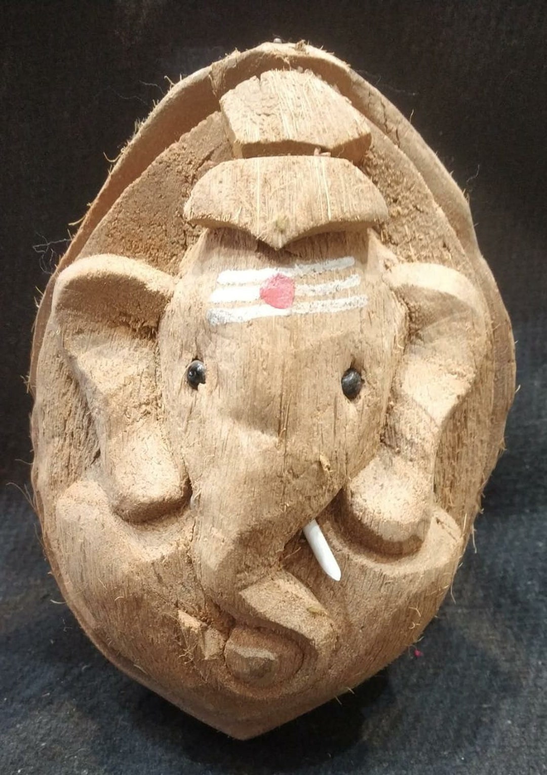 Lord Ganesh Nariyal Coconut Ganesha Idol for Puja, Gift Decorative ...