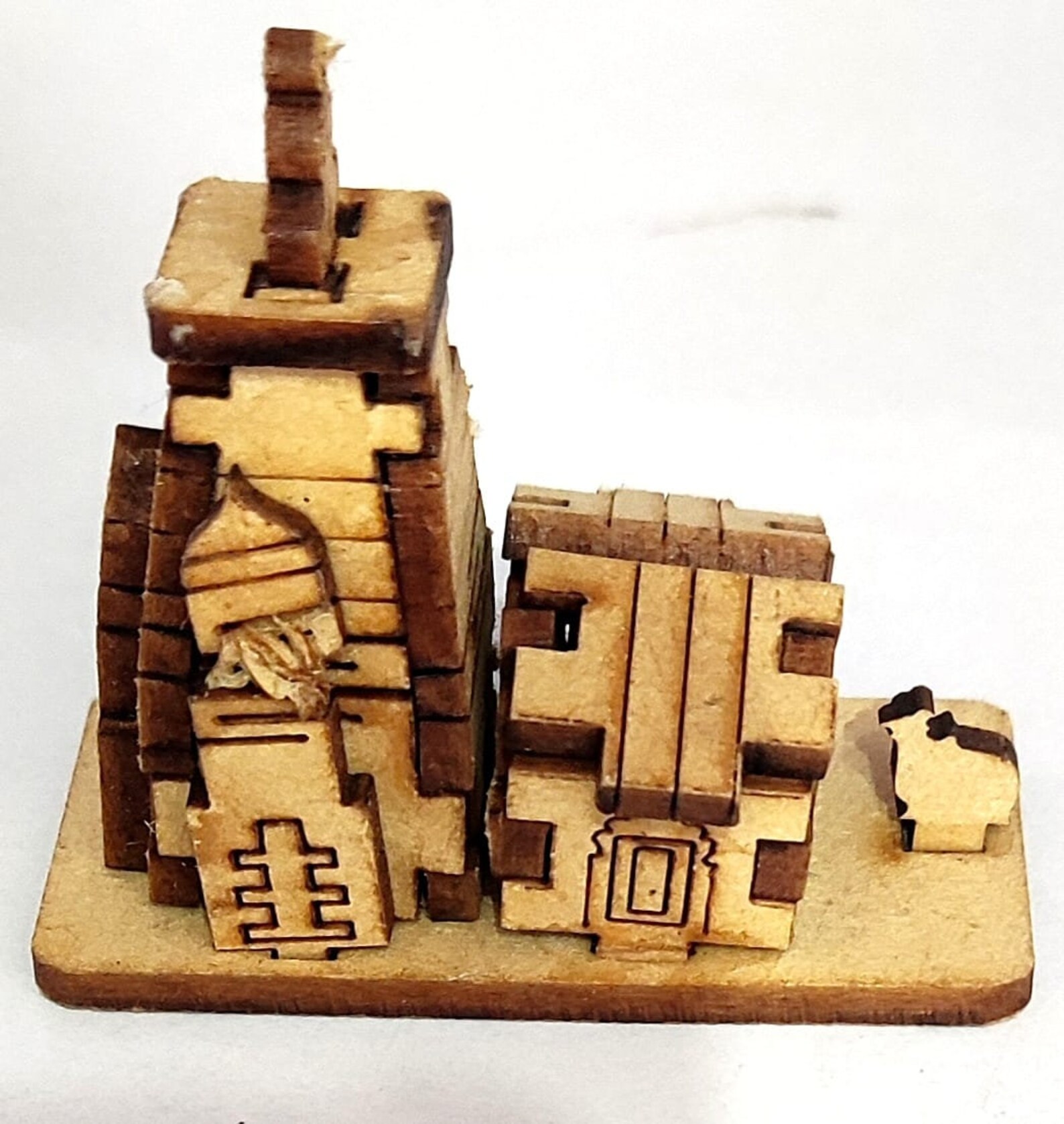 Tiny Laser Cut Wooden Kedarnath Temple - Etsy
