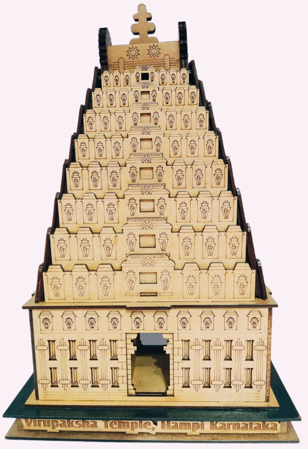 Virupaksha Temple, Hampi, Karnataka, A Wooden Handmade Replica/ Model ...