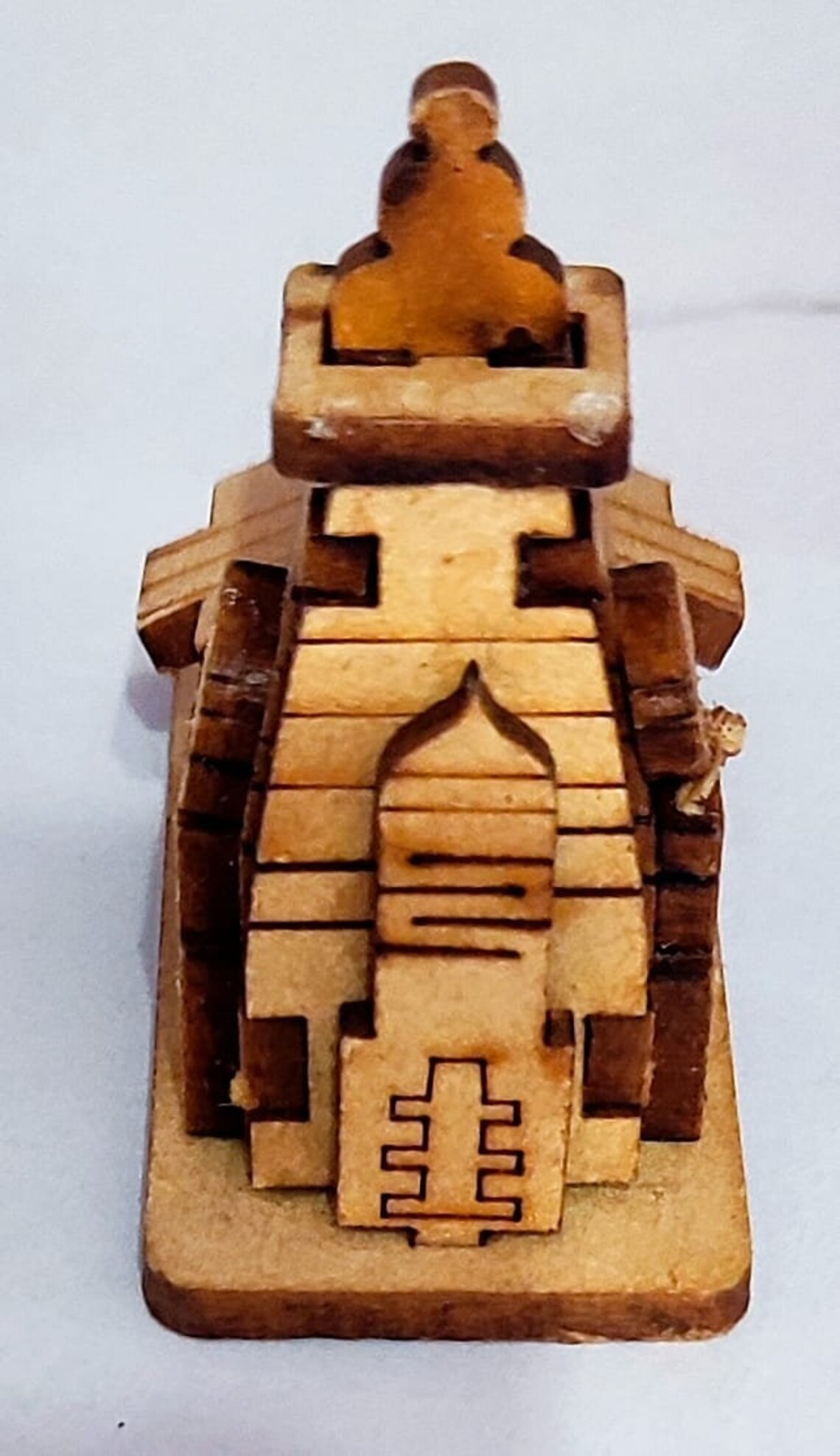 Tiny Laser Cut Wooden Kedarnath Temple - Etsy