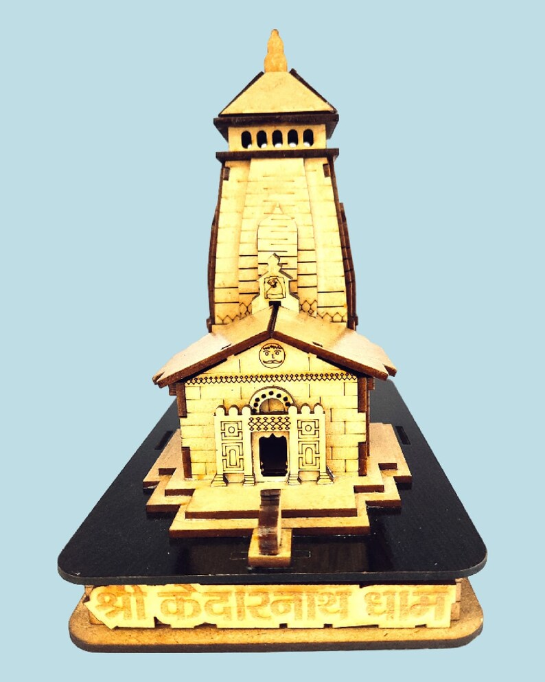 Shri Kedarnath Temple, A Wooden Handmade Replica/modal of Shri ...