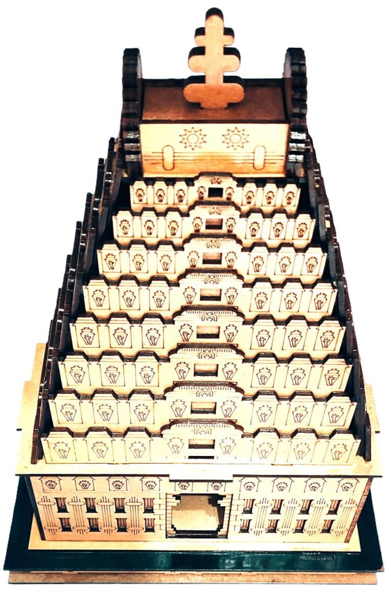 Virupaksha Temple, Hampi, Karnataka, A Wooden Handmade Replica/ Model ...