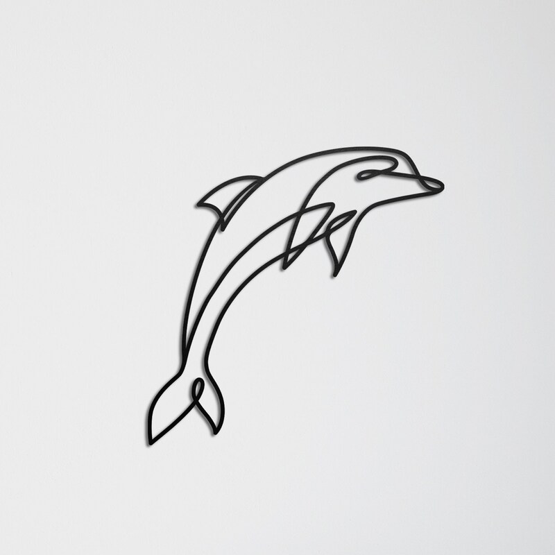 Dolphin Wall Art - Etsy