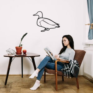 Wooden Duck Wall Art, Duck Wall Decor, Gift for Her, Lake Wall Decor ...