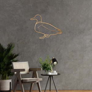 Wooden Duck Wall Art, Duck Wall Decor, Gift for Her, Lake Wall Decor ...