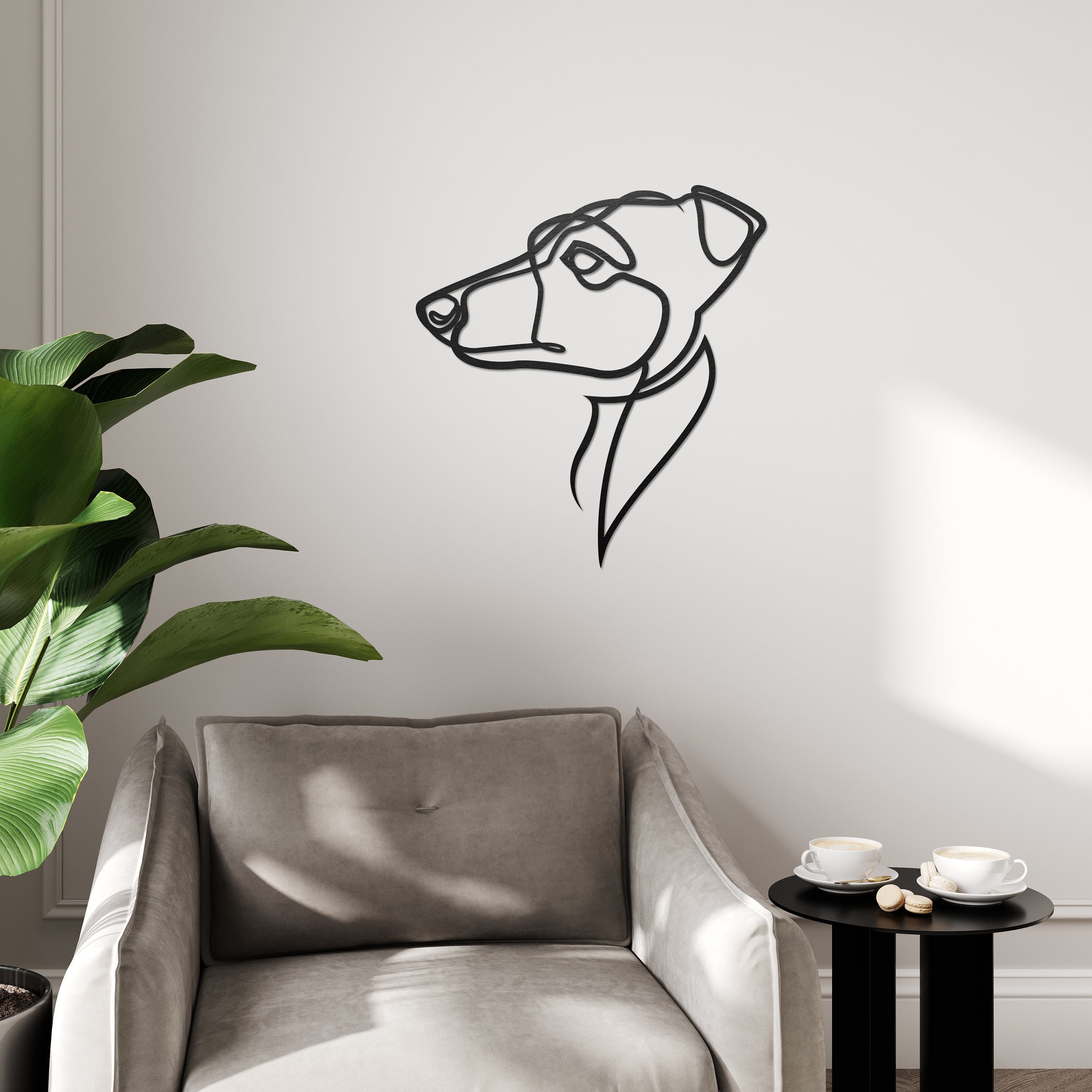 English Whippet Wall Art Wooden Dog Wall Hanging Wooden Dog - Etsy