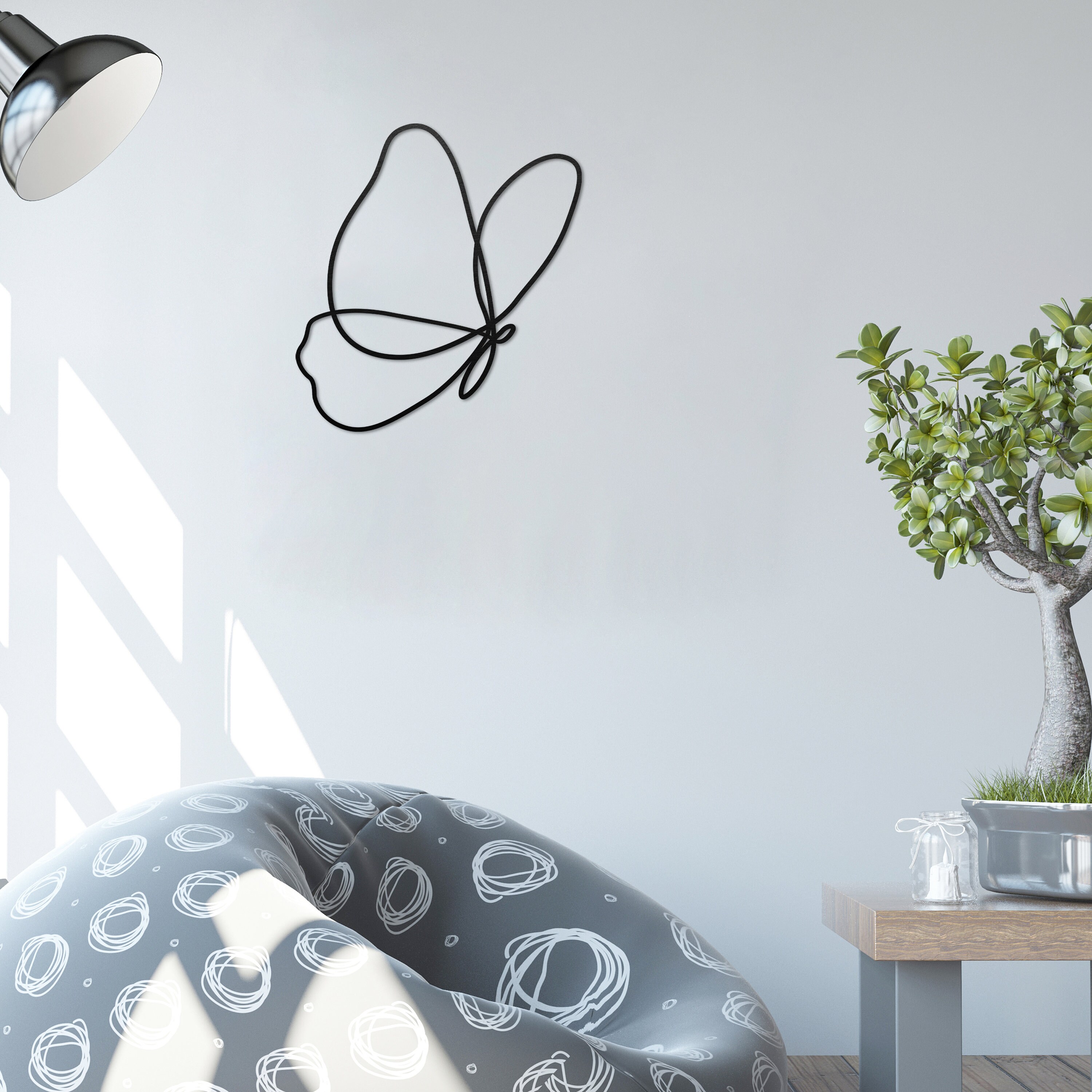 Minimalist Butterfly Wall Decor Butterfly Art Decorative - Etsy