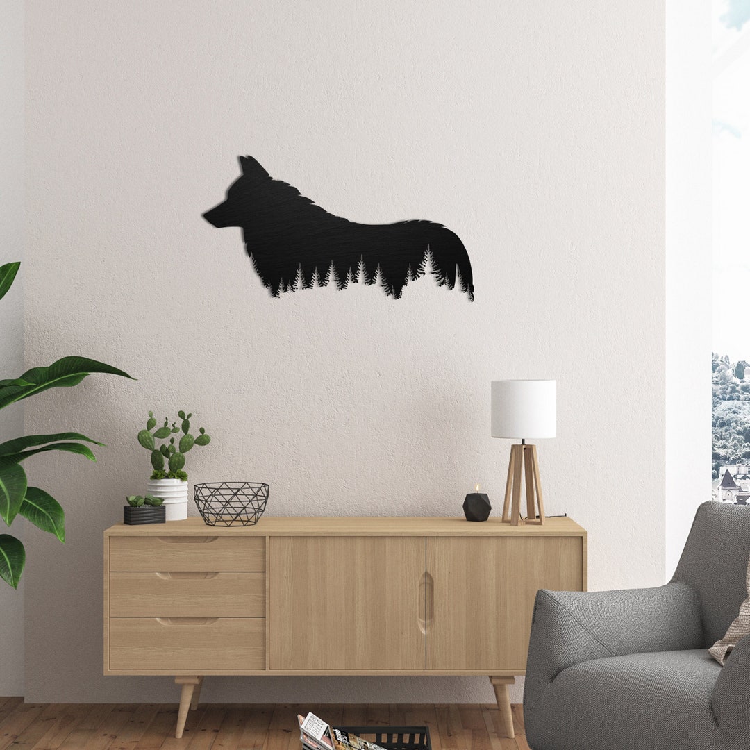 Wolf Wall Art Wooden Wolf Wall Decor Gift for Her Wolf Wall - Etsy