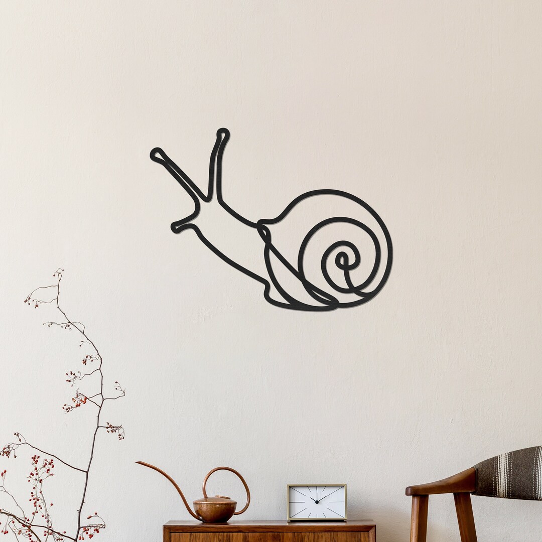 Snail Wall Decor, Snail Wall Art, Wall Art, Housewarming Gift, Animal ...