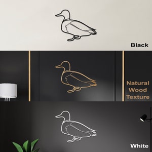 Wooden Duck Wall Art, Duck Wall Decor, Gift for Her, Lake Wall Decor ...