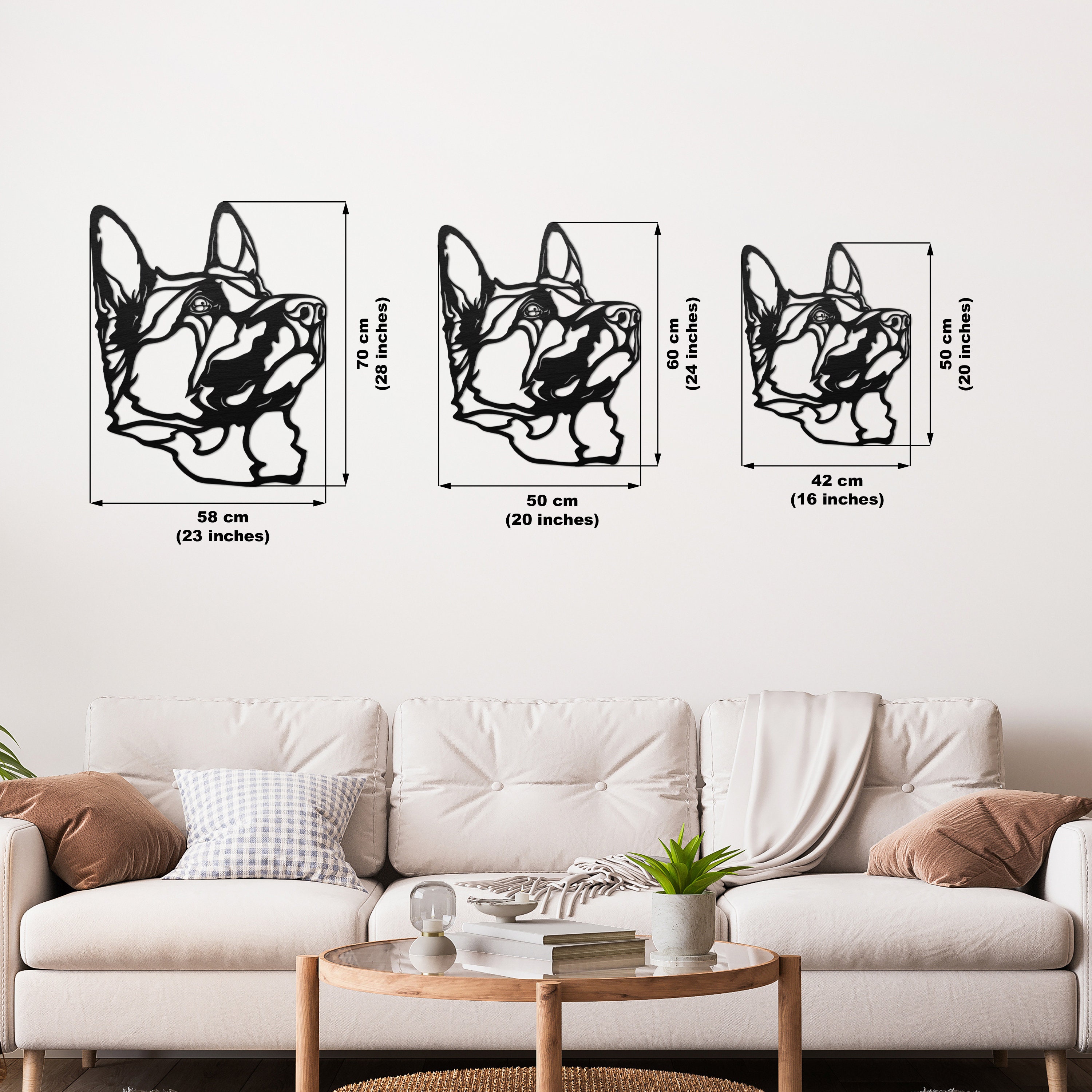 German Shepherd Wall Decor Dog Wall Art Laser Cut Wall Art - Etsy