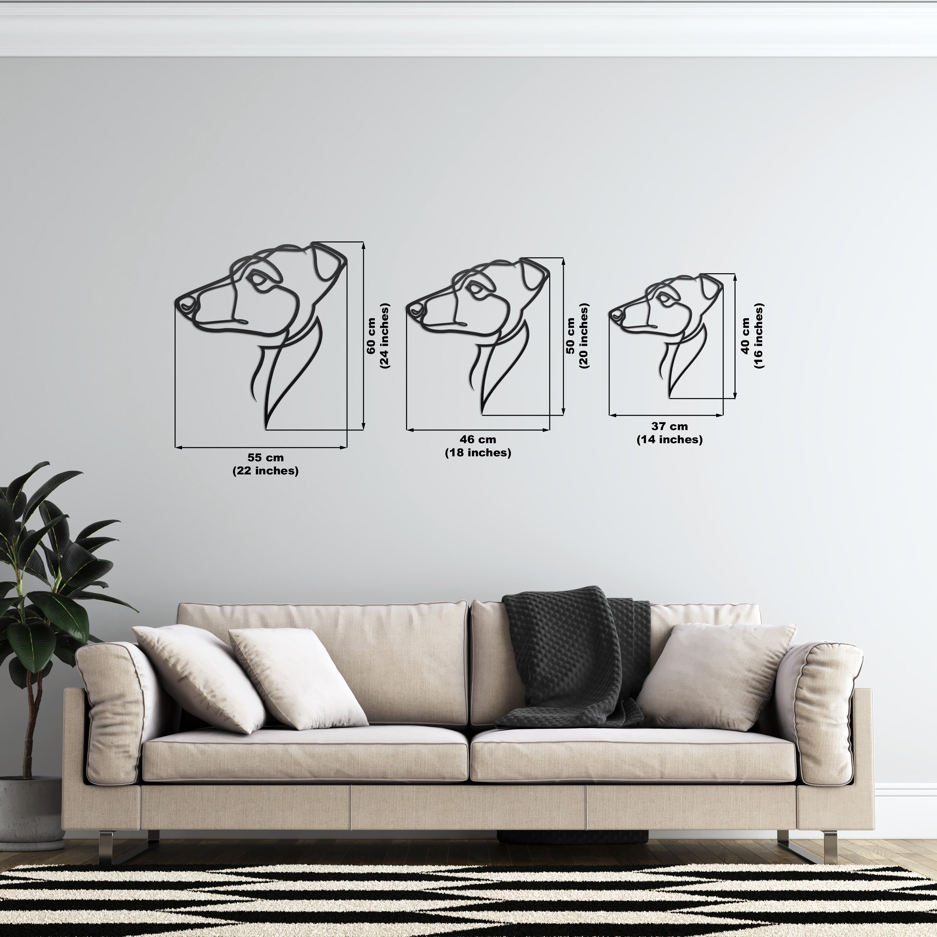 English Whippet Wall Art Wooden Dog Wall Hanging Wooden Dog - Etsy