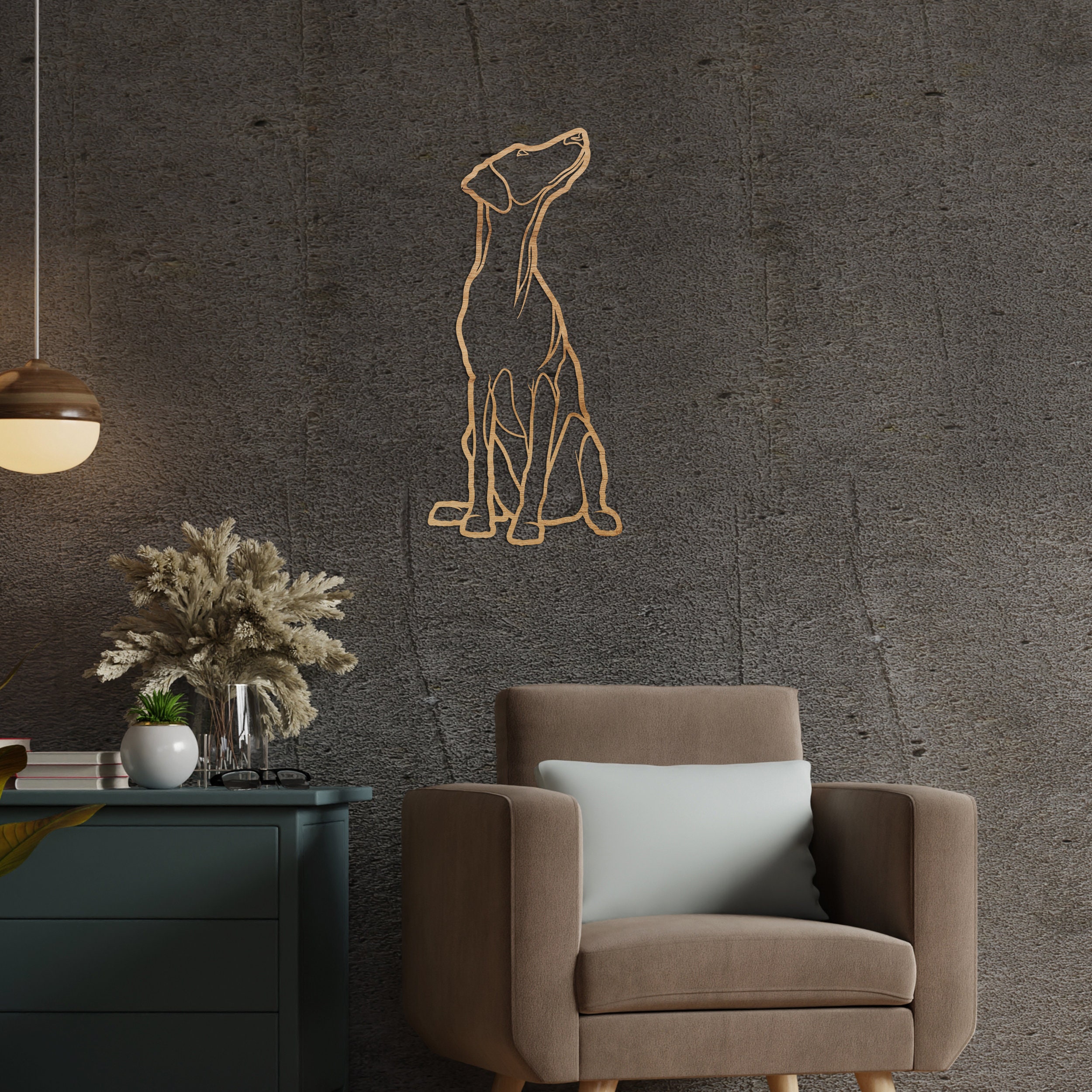 Wooden Dog Wall Art Dog Wall Decor Dog Wall Art Gift for - Etsy