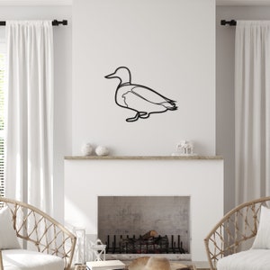 Wooden Duck Wall Art, Duck Wall Decor, Gift for Her, Lake Wall Decor ...