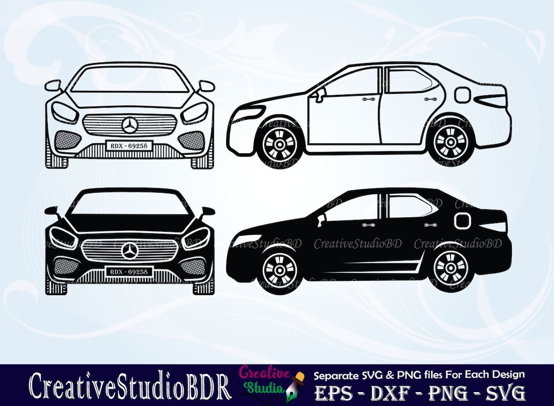 Car SVG Bundle Cut File, Sports Car Svg, Super Car Svg, Classic Car Svg ...