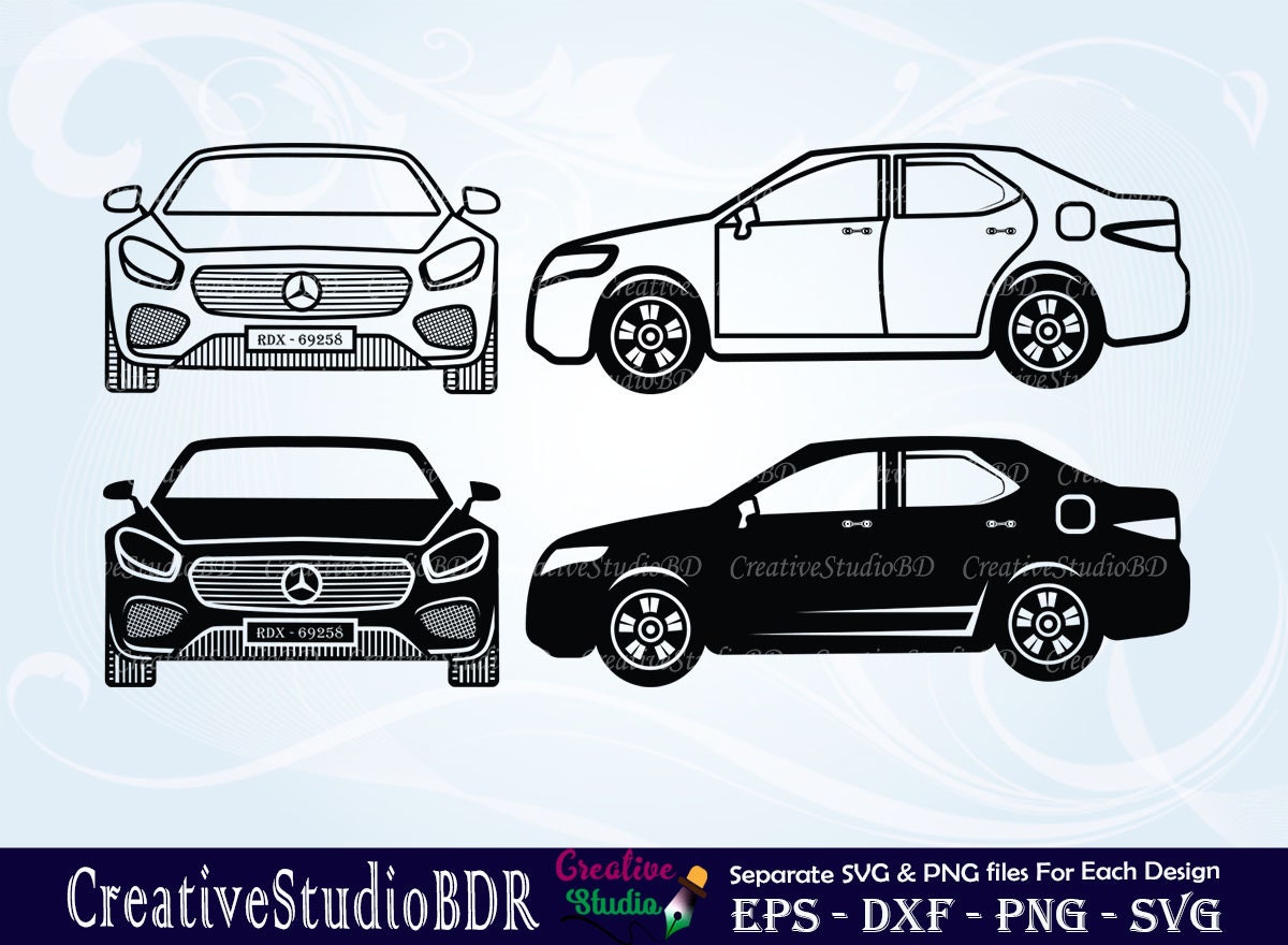 Car SVG Bundle Cut File, Sports Car Svg, Super Car Svg, Classic Car Svg ...