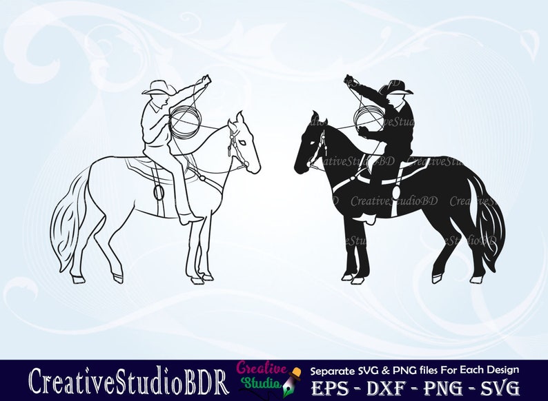 Cowboy SVG Bundle Cut File, Pony Svg, Rodeo Horse Svg, Western Svg ...