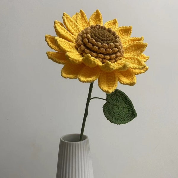 Knitted Flowers - Etsy