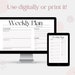 Weekly Planner Minimalist Printable & Digitally Instant Download A4/A5 ...