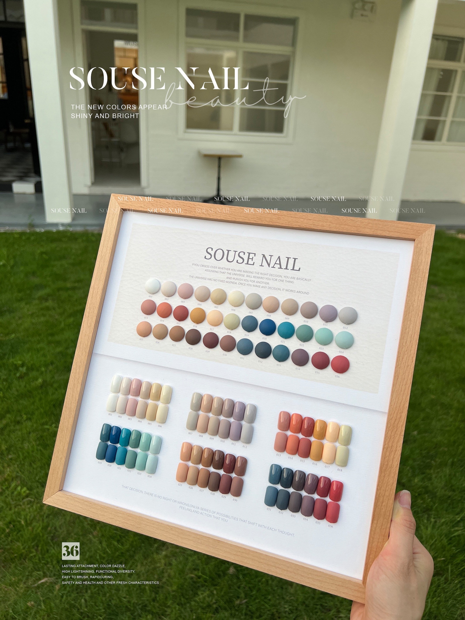 Souse 36 Morandi Colour Gel Nail Polish Kit Korean UV LED Nail Gel ...